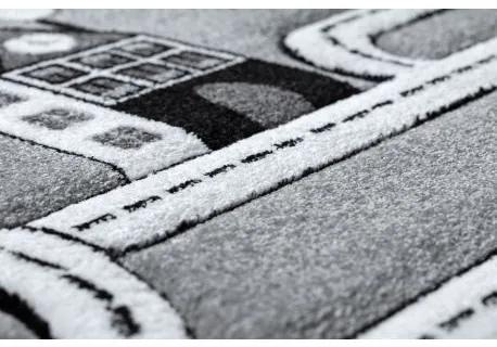 koberec PETIT MĚSTO, ULICE, šedý velikost 200x290 cm | krásné koberce cz