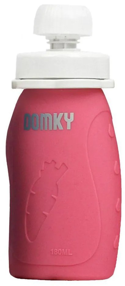 Domky Plnitelná silikonová kapsička 180 ml Červená