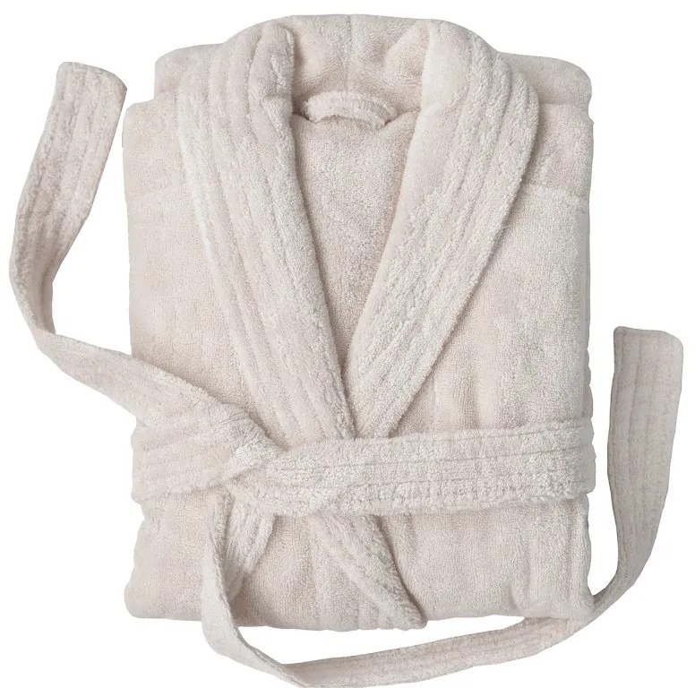 SCANquilt župan MODAL SOFT šedobéžová župan XL