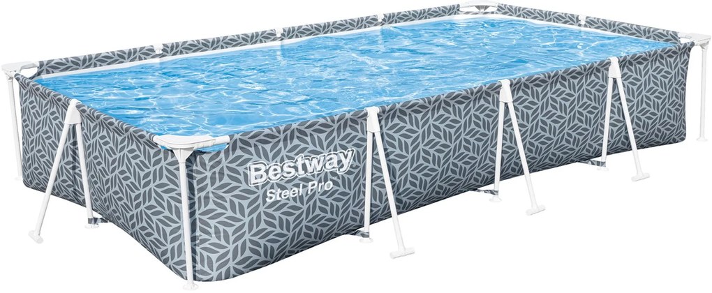 BESTWAY Steel Pro Bazén, 366 x 201 x 66 cm, kartušová filtrace 561FV