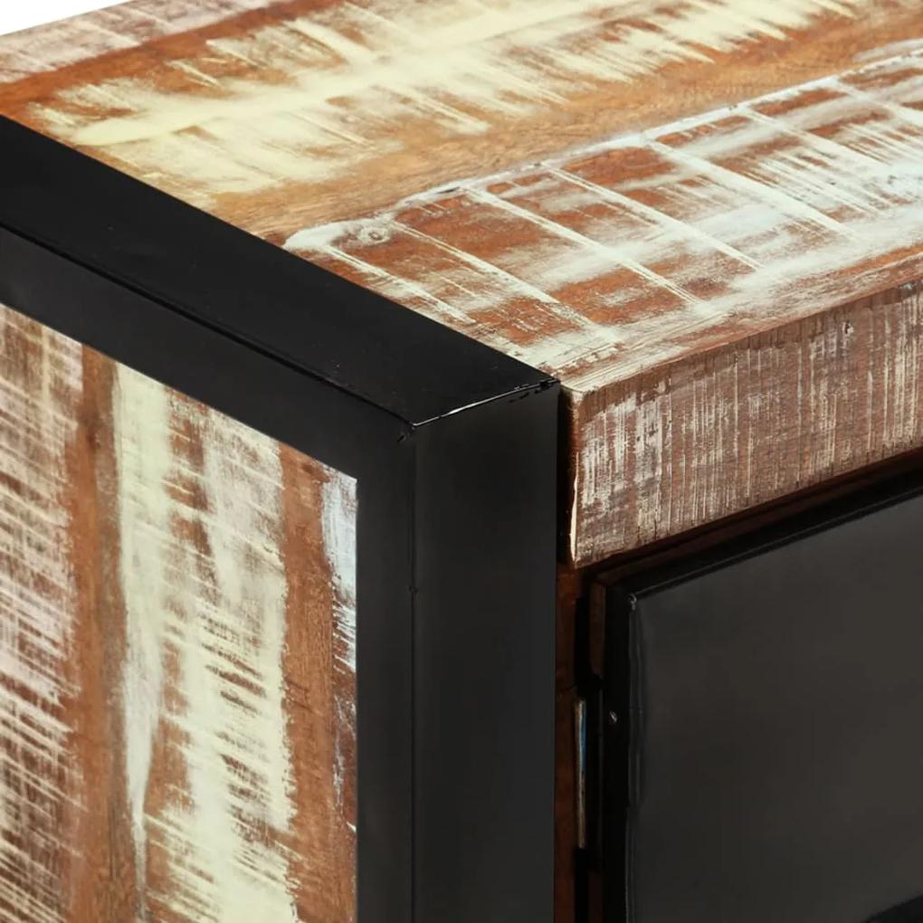 TV skříňka 120 x 30 x 40 cm masivní recyklované dřevo - Default Title