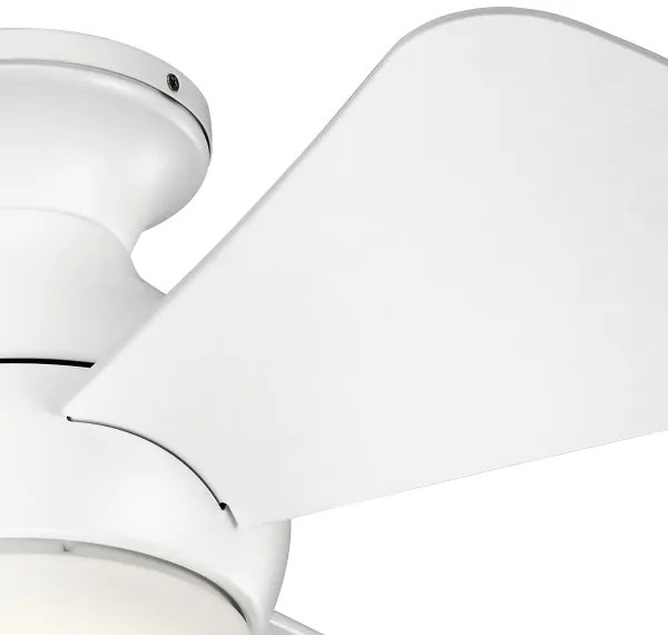 Kichler KLF-SOLA-34-WHT-LED Stmívatelný stropní ventilátor SOLA 10W/230V IP23+DO