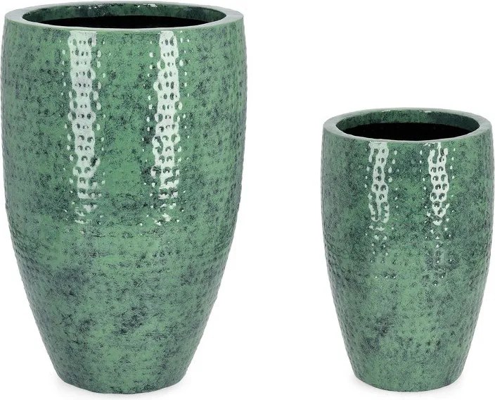 Kovové/smaltované ručně vyrobené květináče v sadě 2 ks ø 45 cm Nirad – Bizzotto