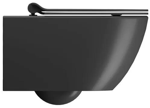 GSI Pura WC závěsné 55x36 cm, černá 881526
