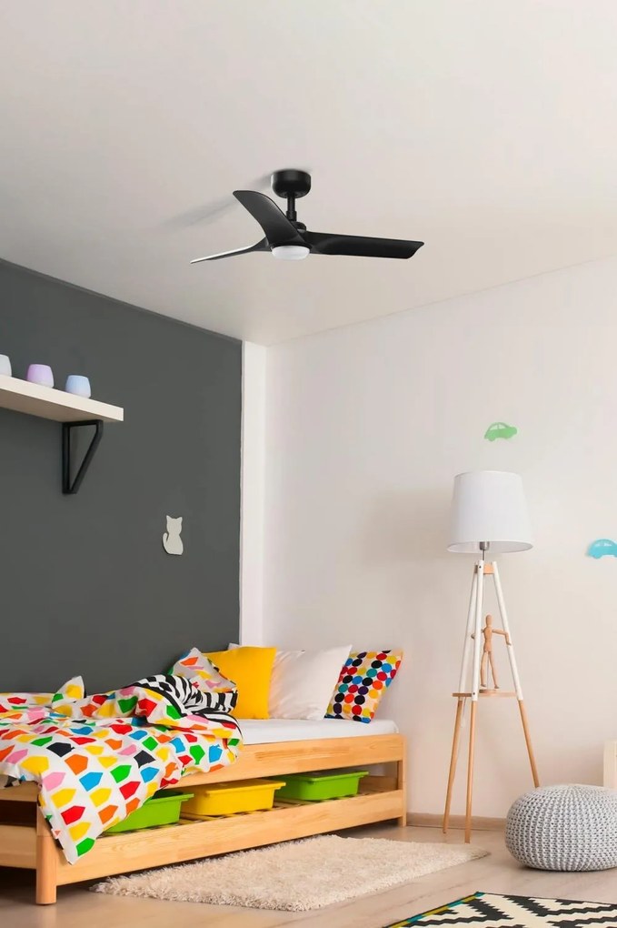 FARO 33825-1TW HEY S LED stropní ventilátor, černá - FARO