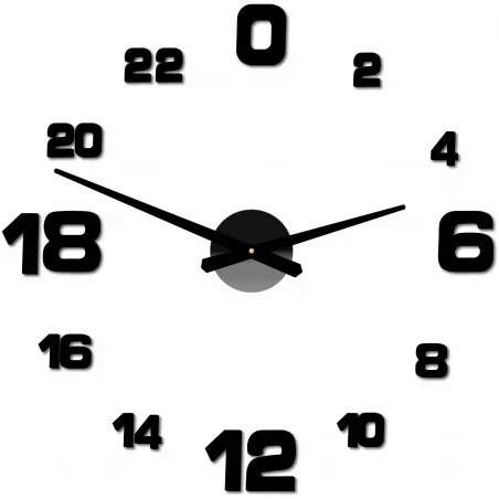 Moderní nalepovací hodiny na zeď | SENTOP 12S022-Wall clock