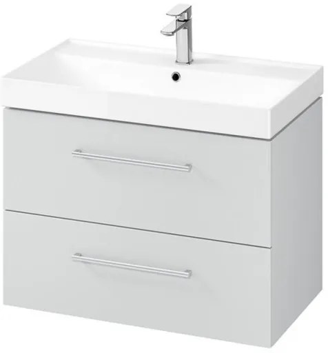 Cersanit Larga, umyvadlová skříňka 80cm, šedá matná, S932-075