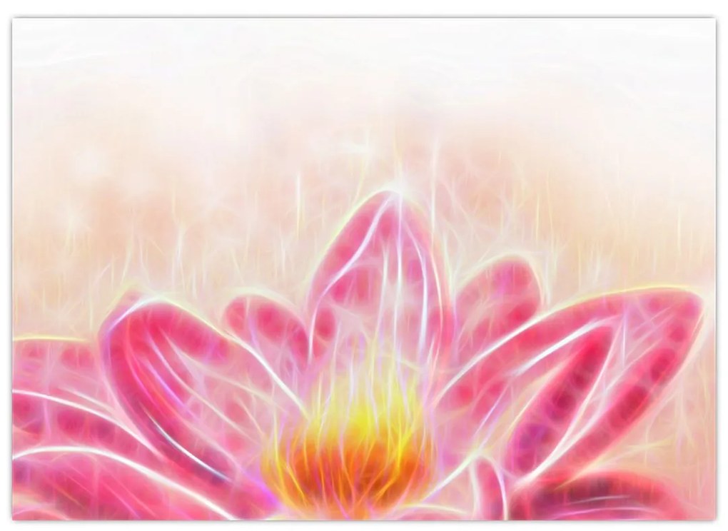 Obraz lotusového květu (70x50 cm)