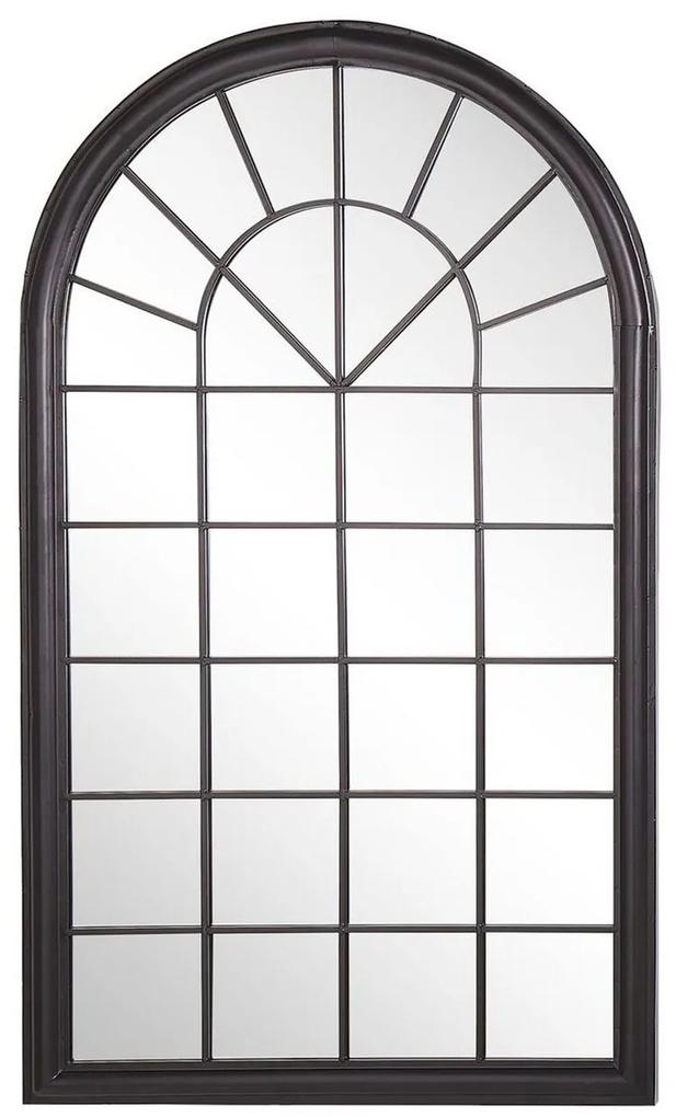 Nástěnné zrcadlo 77 x 130 cm černé TREVOL Beliani