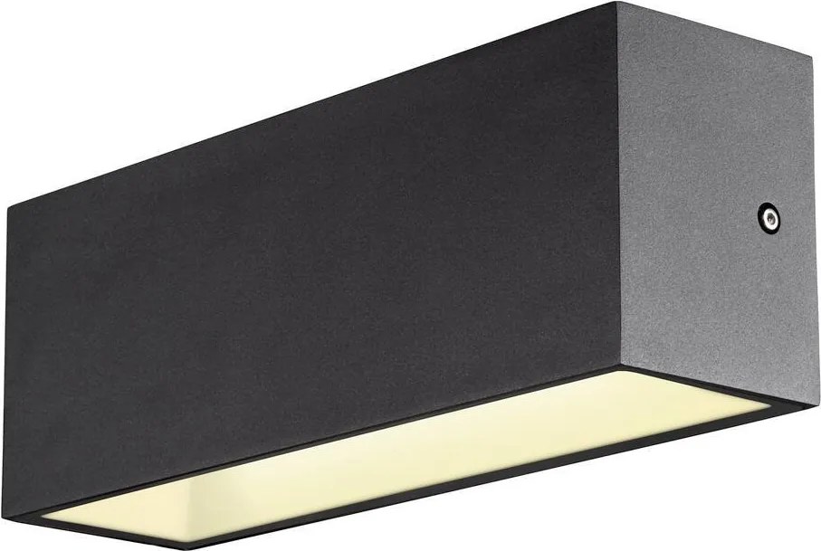 LA 1005155 SITRA L WL UP/DOWN venkovní LED nástěnné přisazené svítidlo antracit CCT switch 3000/4000 K - BIG WHITE (SLV)