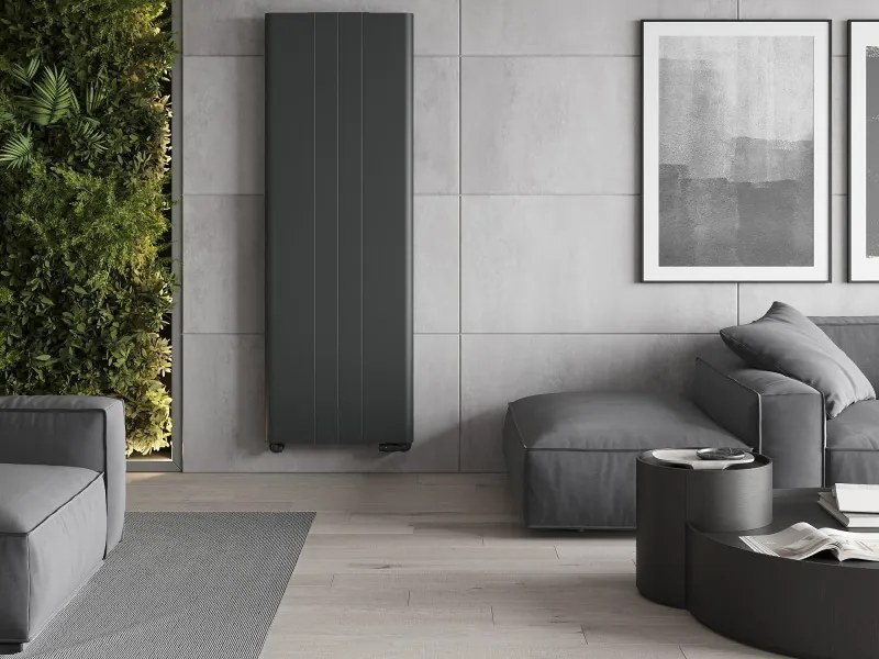 Mexen VR20SL Line deskový radiátor 1800 x 600 mm, dolní centrální připojení, 1308 W, antracit - W6-180-060-66