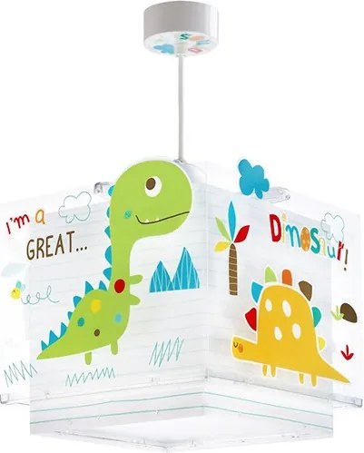 Dalber DINOS 73452, DĚTSKÉ ZÁVĚSNÉ SVÍTIDLO, MULTICOLOR