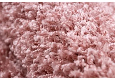 Dywany Luszczow Kusový koberec SOFFI shaggy 5 cm světle růžový Rozměr koberce: 70 x 300 cm