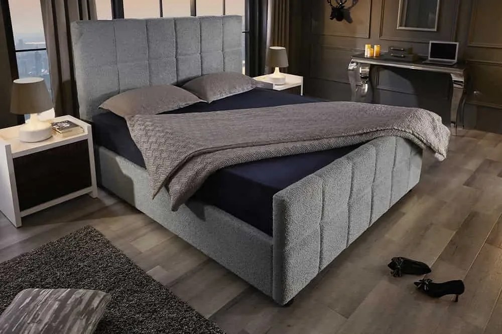 Designová postel Viola 180 x 200 cm šedá