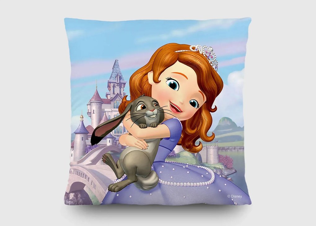 Dekorativní polštářek Sofie První, Disney | 40 x 40 cm | DCND 3128