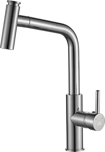 Laveo Toro, kuchyňská baterie stojící h-390, chromová, LAV-BAX_069D