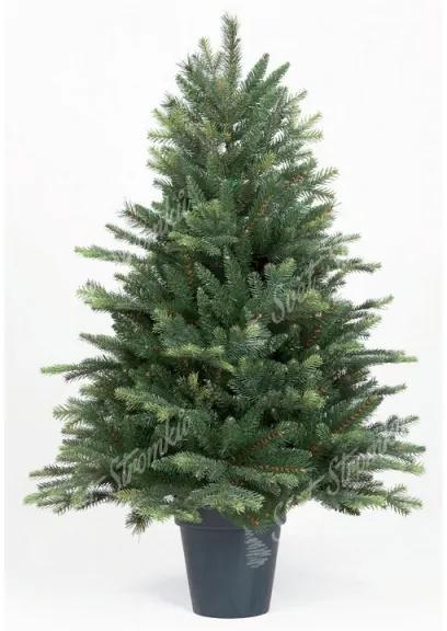 Umělý vánoční stromek 3D Jedle Normandská 110cm v květináči