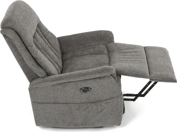 Polohovací křeslo šedé, elektrické TV-Q8575 GREY2