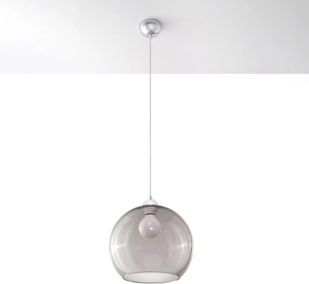 Sollux Lighting Závěsné svítidlo BALL grafit
