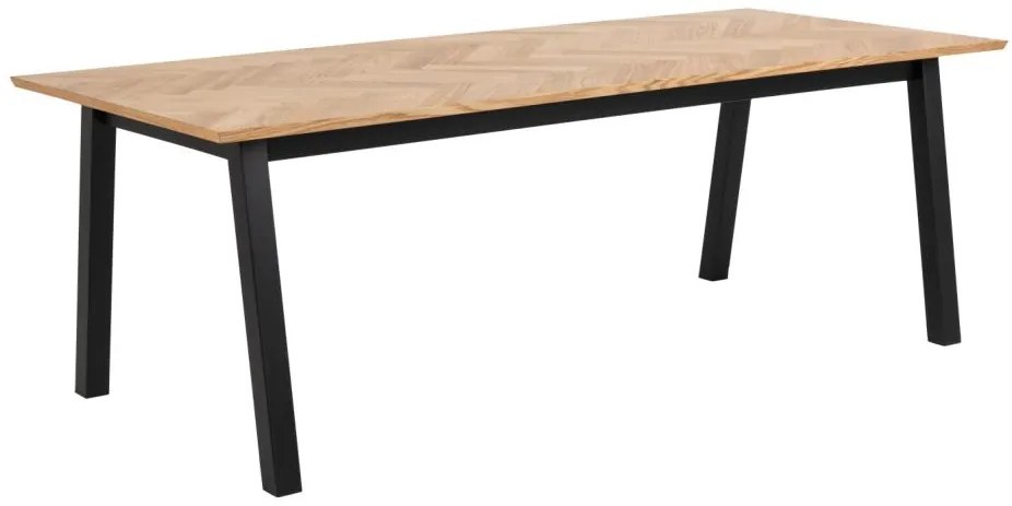 Jídelní stůl Brighton 220 cm dub/černý