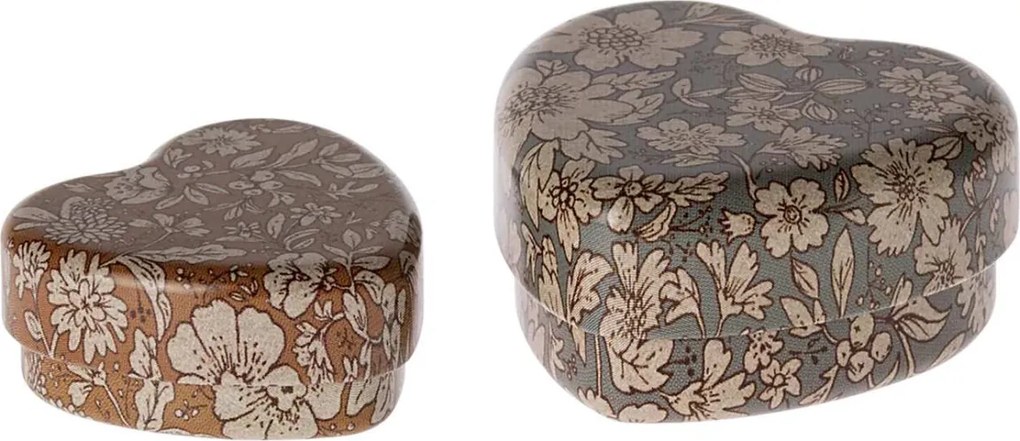 Krabička na zoubky Blue Ocher Blossom - Set 2 ks Maileg