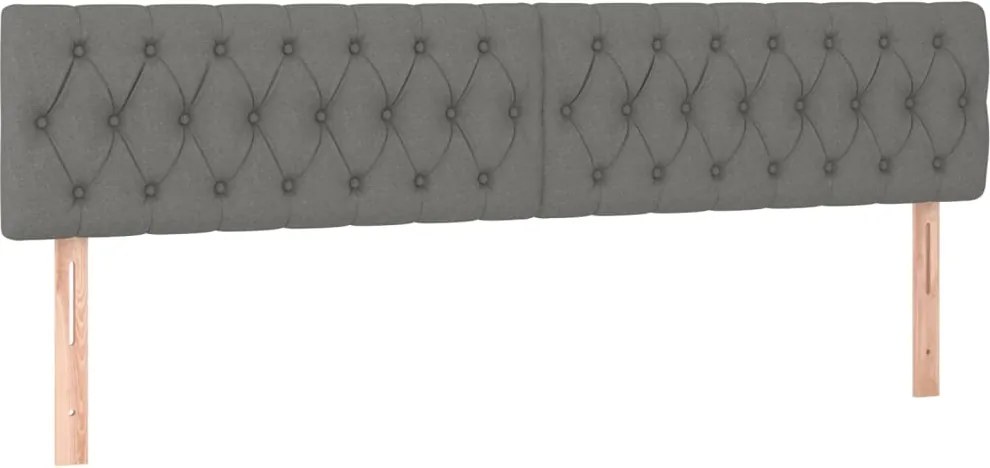 Box spring postel s matrací tmavě šedá 180x200 cm textil 3140314