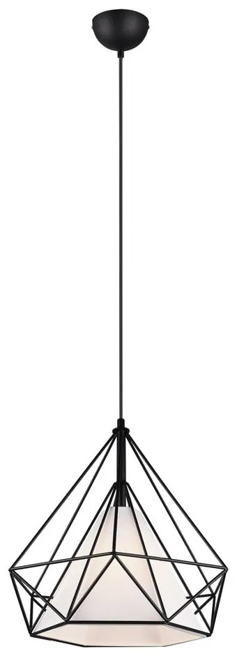 Černé závěsné svítidlo ø 38 cm Babette – Reality