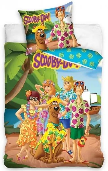 Carbotex dětské povlečení bavlna Scooby Doo Dovolená na Havaji 140x200+70x90 cm
