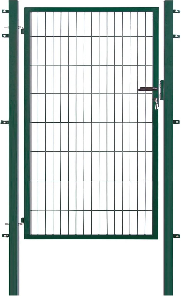 Floraworld Jednokřídlá branka s dvojitou výplní zelená 160 x 100 cm