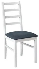 Jídelní židle NILO 8 Bílá Tkanina 11B