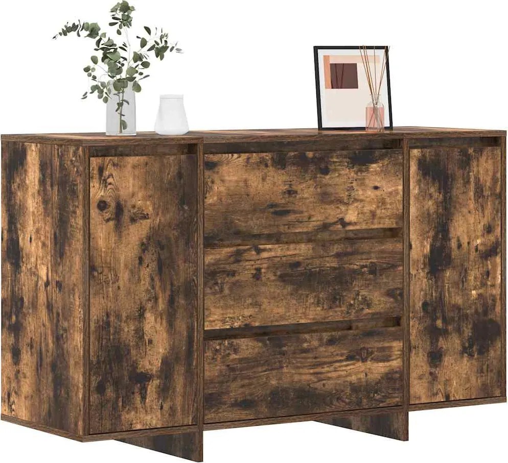 Servírovací skříň Kouřový dub 120 x 41 x 75 cm Kompozitní dřevo 3333910