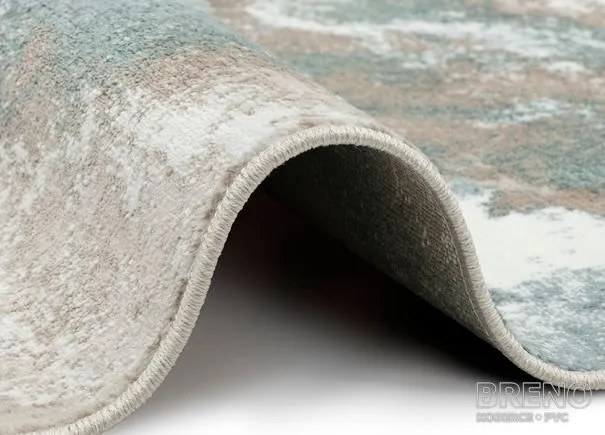 Breno Kusový koberec SENSI FIUME Light Beige, 80x150 cm, Vícebarevné