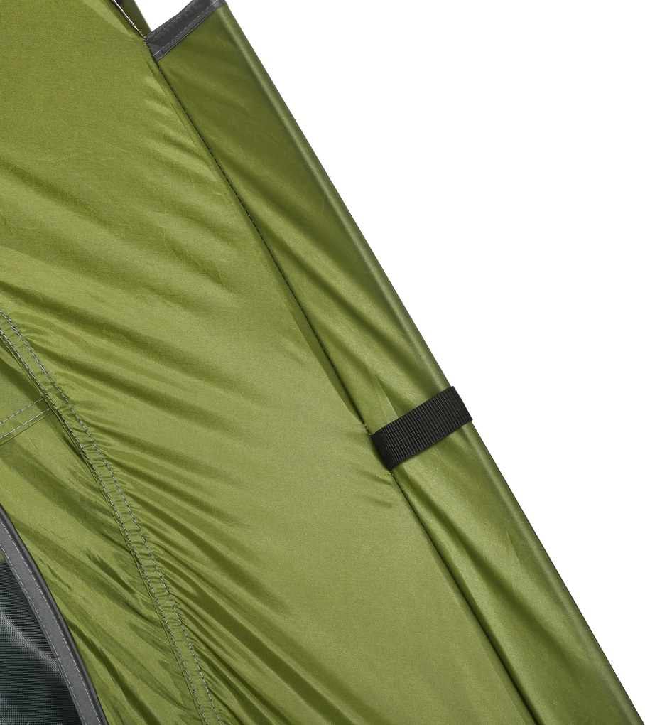 Outsunny Pop-Up Stan pro 4 Osoby, Plážový Stan s Taškou, Háčky na Světlo a Úložnými Kapsami, UV Ochrana, 210x210x135 cm