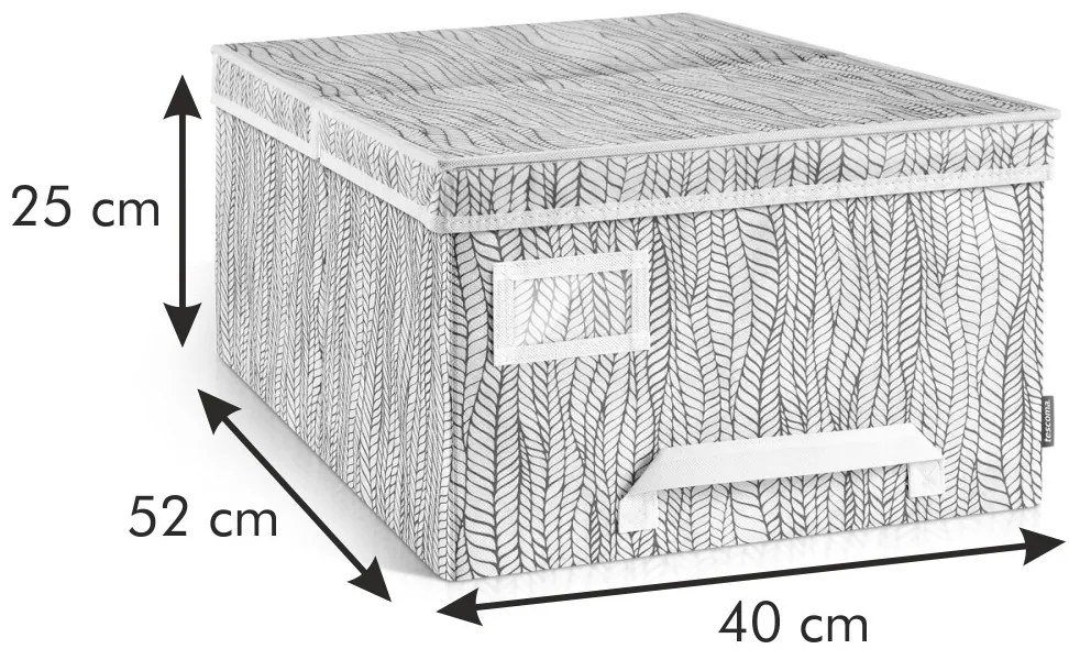 TESCOMA Krabice na oděvy FANCY HOME 40 x 52 x 25 cm, cappuccino