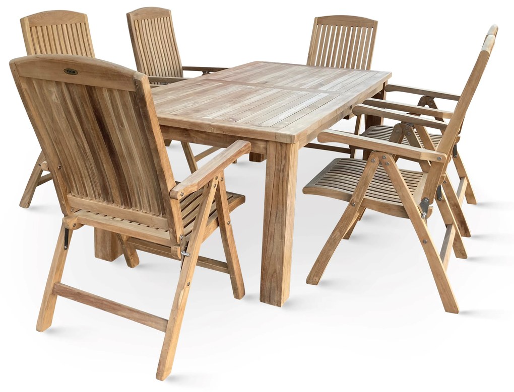 Nábytek Texim Zahradní nábytek America teak set 1+6