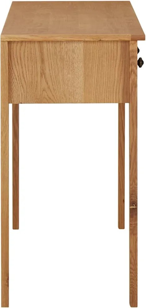 Toaletní stolek 110 x 40 x 75 cm masivní dubové dřevo 327437