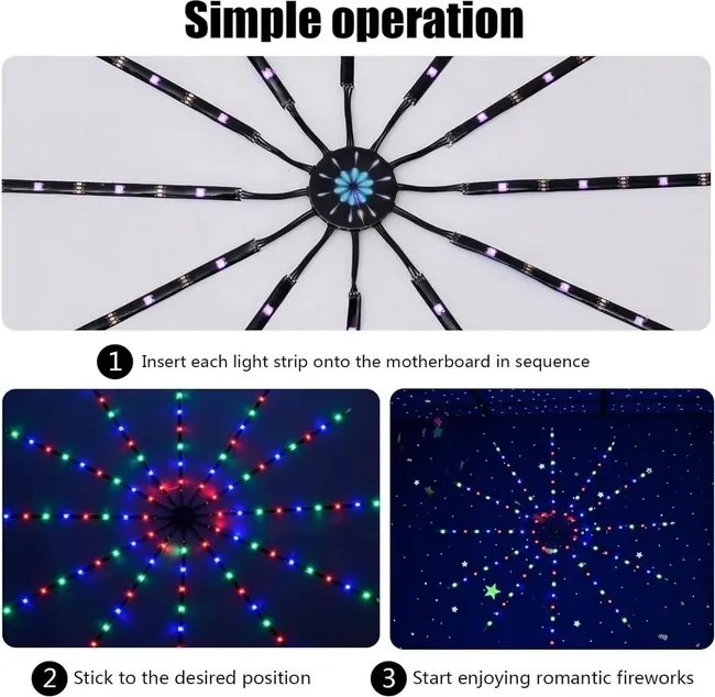 Vnitřní LED pásek Smart Firework - 50 cm