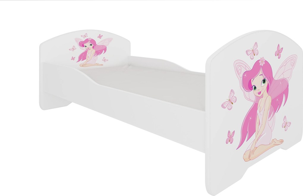 ADRK Furniture Postel s matrací PEPE GIRL WITH WINGS 160x80