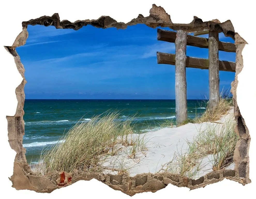 Wallmuralia Nálepka fototapeta 3D na zeď Mořské duny 95x64 cm