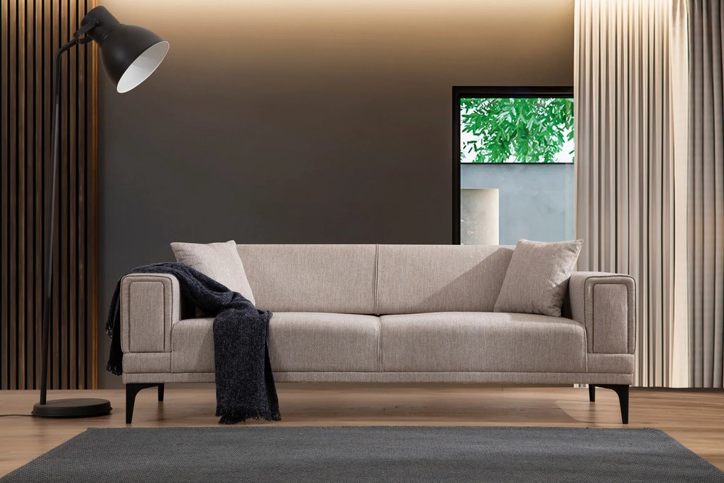 Hanah Home Třímístná pohovka HORIZON béžová