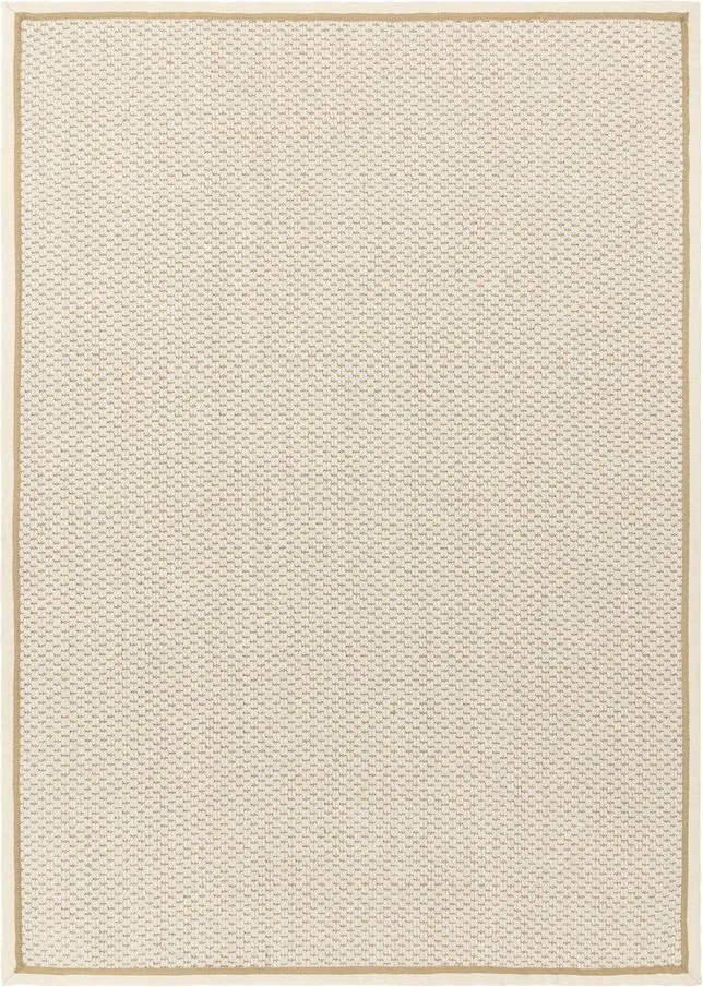 Krémový oboustranný/ručně tkaný koberec s příměsí vlny 80x160 cm Korra Double Loop – Asiatic Carpets