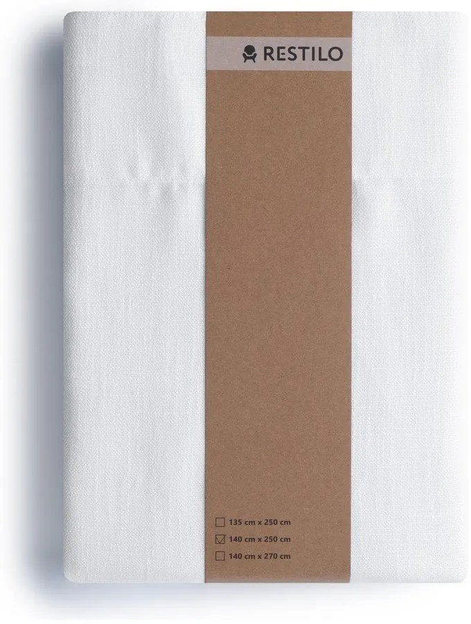 Bílý závěs 140x250 cm Valeta – Restilo