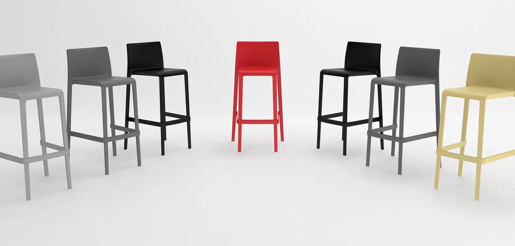 PEDRALI - Vysoká barová židle VOLT 678 DS - černá