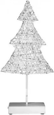 Vánoční dekorace - Svítící stromek ratanového vzhledu - 40 cm, 20 LED OEM D28427