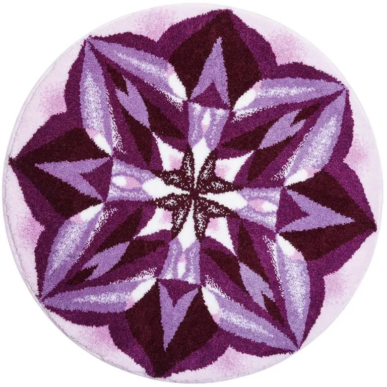 GRUND Mandala předložka SMYSLUPLNOST fialová kruh 100 cm