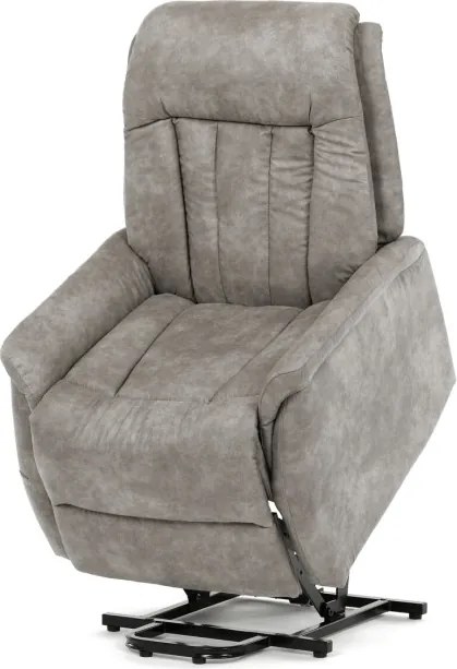 Polohovací křeslo šedé, elektrické TV-Q8575 GREY3