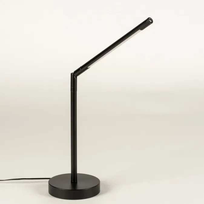 Stolní minimalistická LED lampa Cascade Black