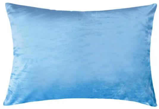 XPOSE ® Mikroplyšový povlak na polštář - nová modrá 40x60 cm