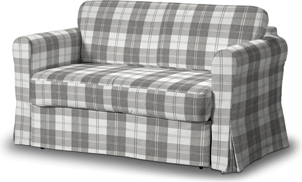 Potah na pohovku IKEA  Hagalund barva šedá látka pletený vzor, vzorované