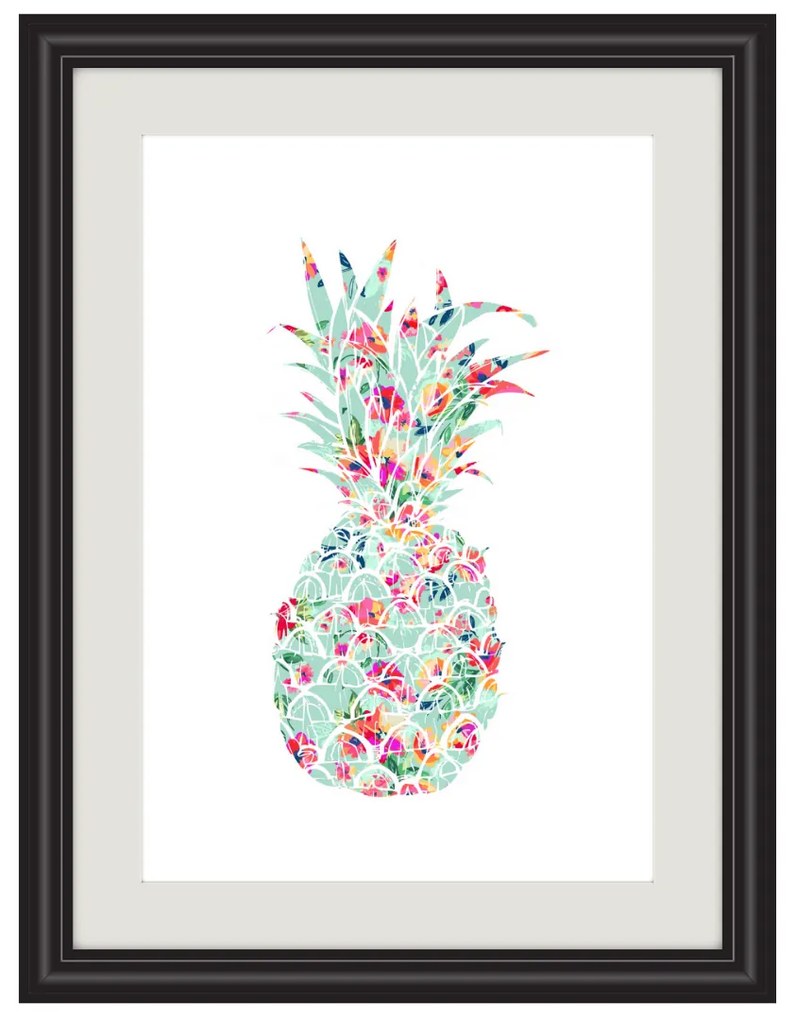 Obrázek Ananas květinový II A5 (148 x 210 mm): A5